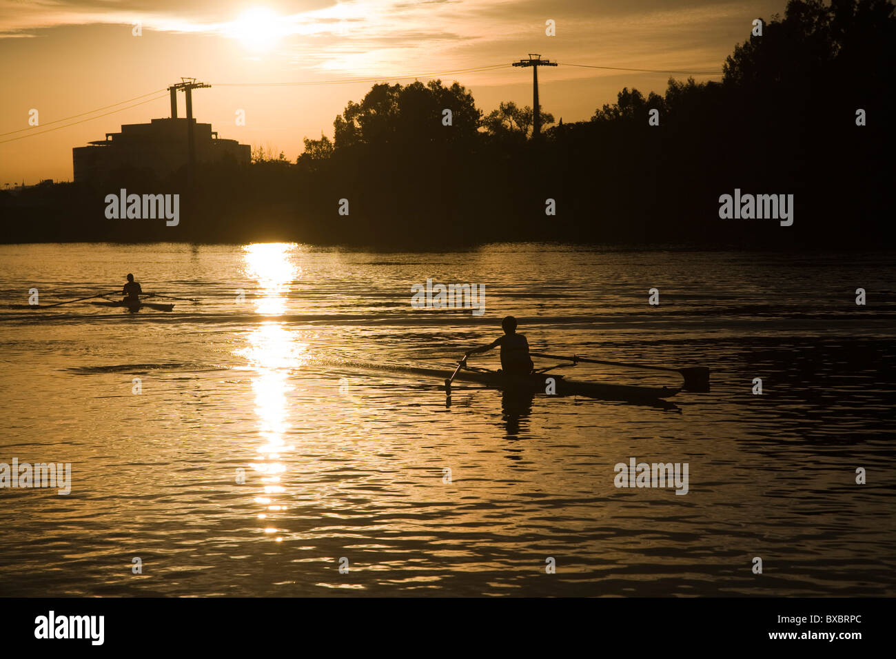 Rowing on a river hi-res stock photography and images - Alamy