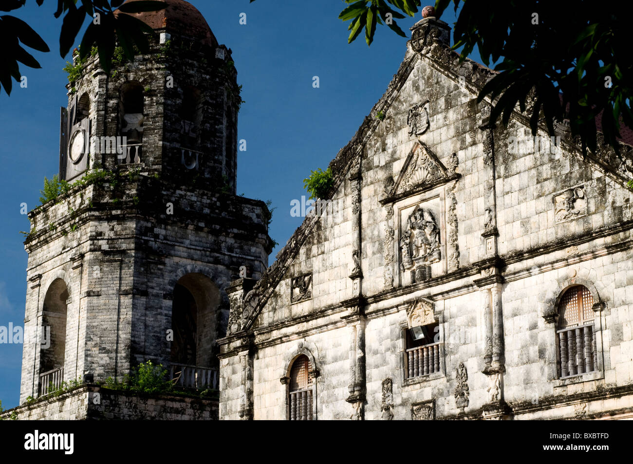 st michael archangel church, argao, cebu, philippines Stock Photo - Alamy