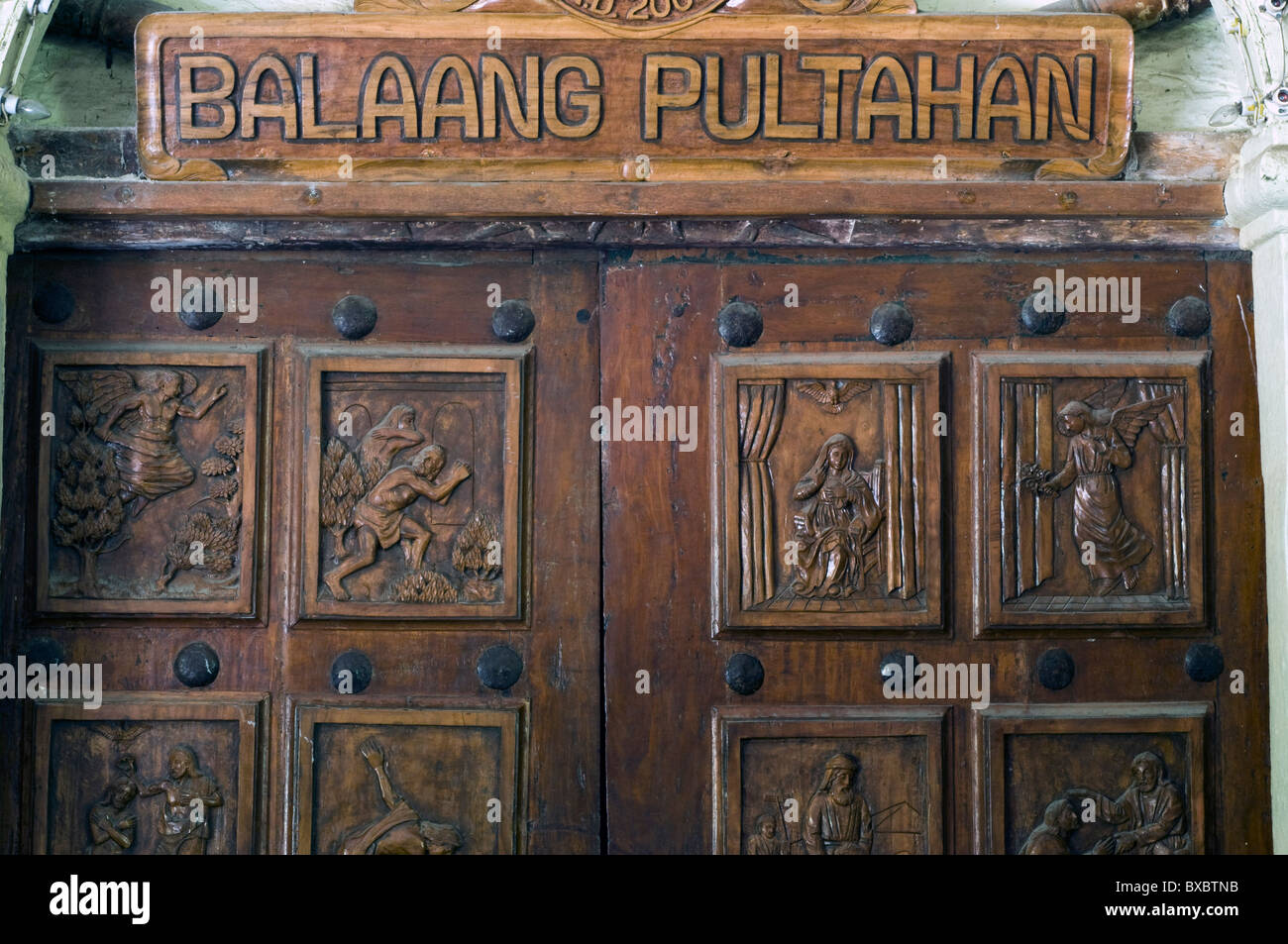 st michael archangel church, argao, cebu, philippines Stock Photo - Alamy
