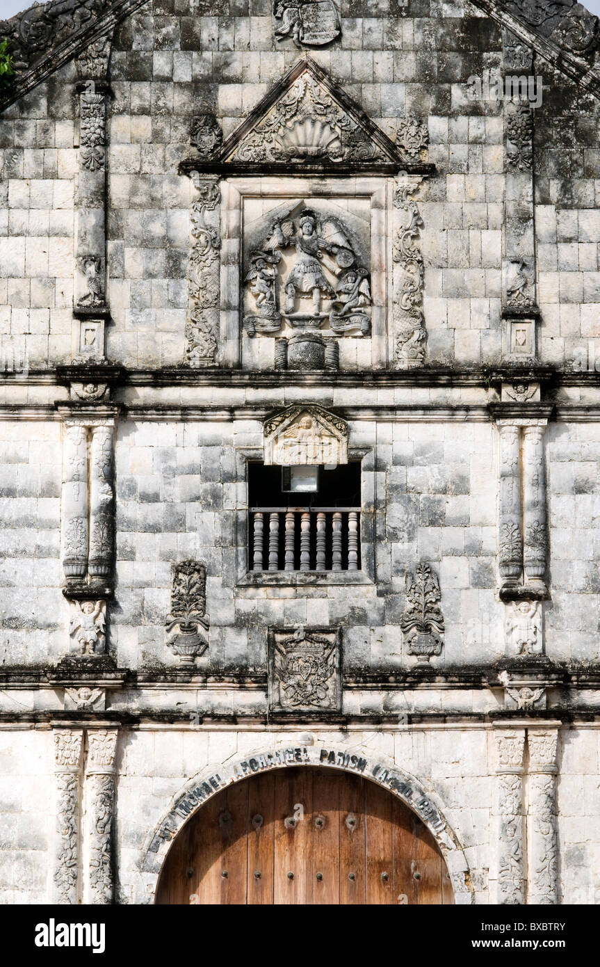 st michael archangel church, argao, cebu, philippines Stock Photo - Alamy