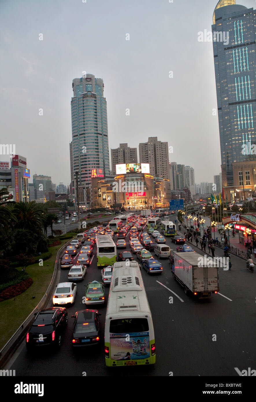 Night illuminated shanghai traffic road hi-res stock photography and ...