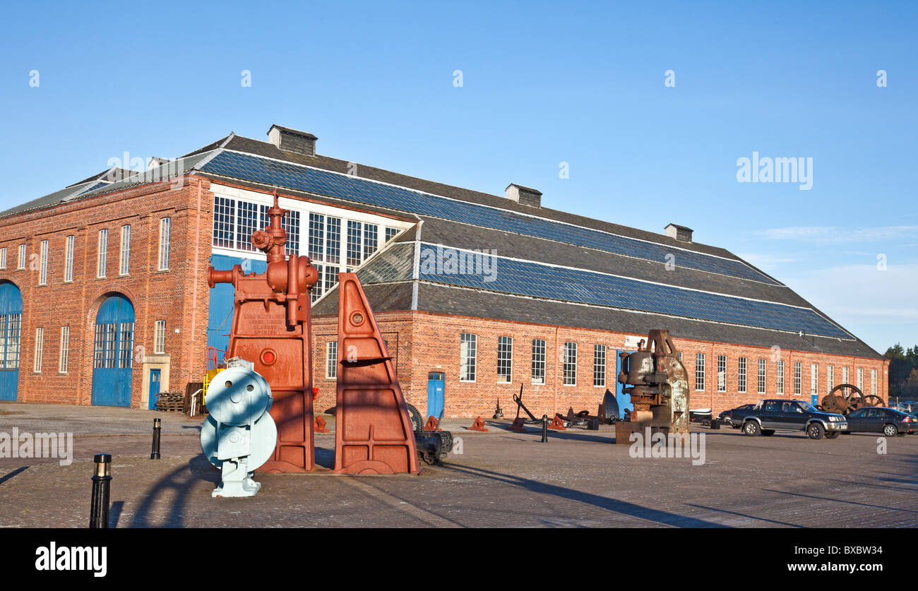 The Linthouse building of the Scottish Maritime Museum in Irvine, North ...