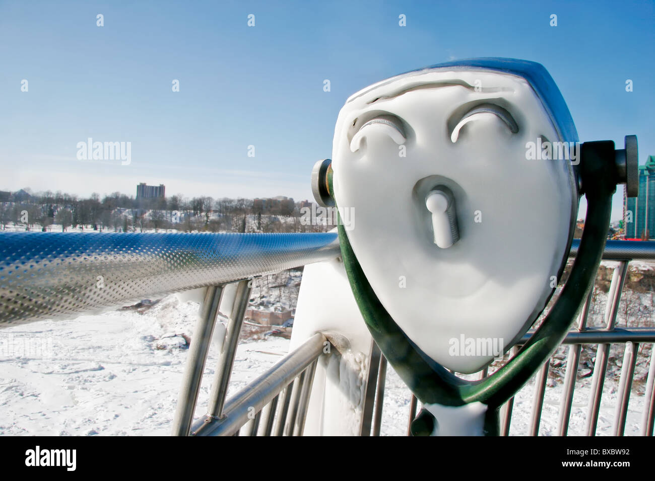 Frozen Smiling Face Stock Photo - Alamy
