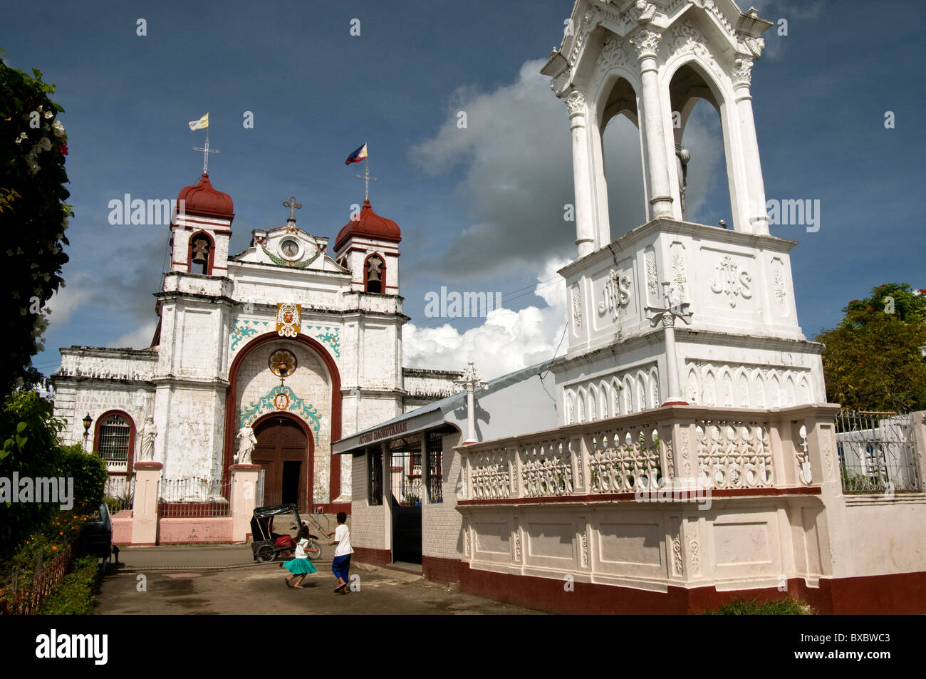 st. catherine's church, car-car, cebu, philippines Stock Photo - Alamy