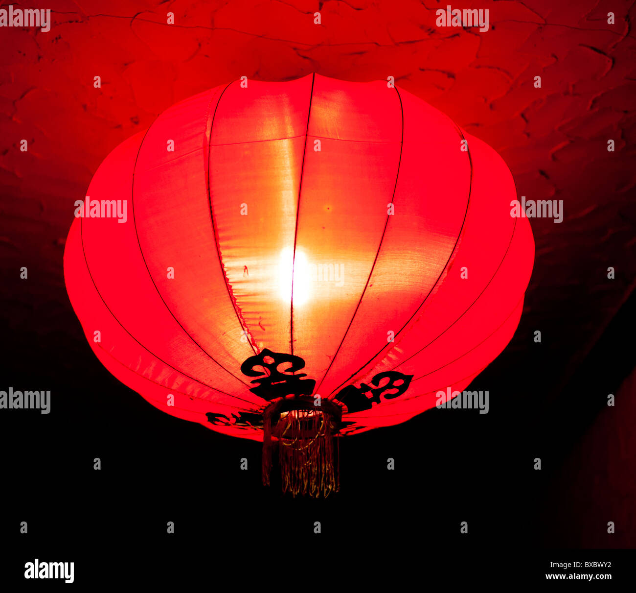 Chinese traditional red lantern Stock Photo - Alamy