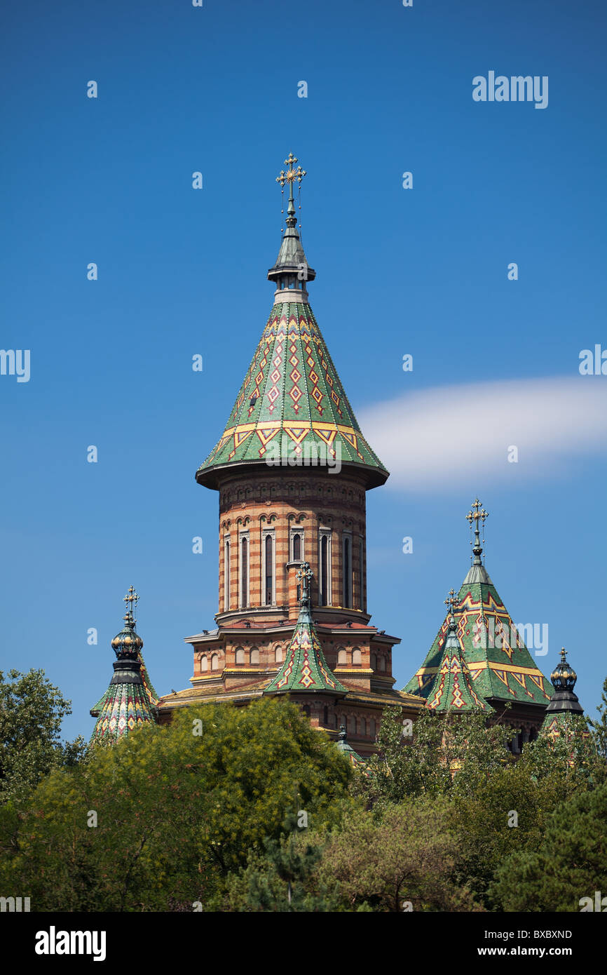 The Orthodox Cathedral in the city of Timisoara, Romania Stock Photo ...