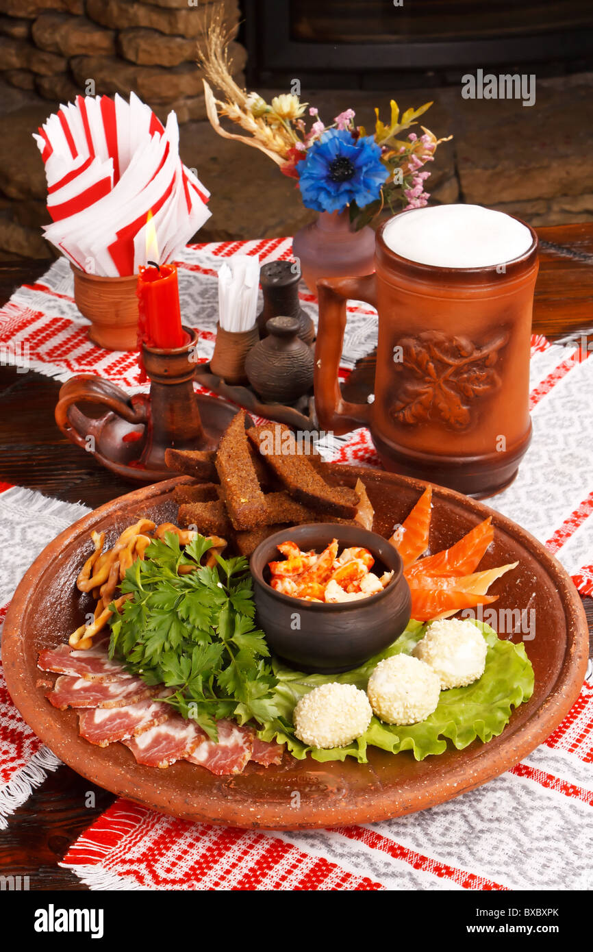 appetizer for beer Stock Photo - Alamy