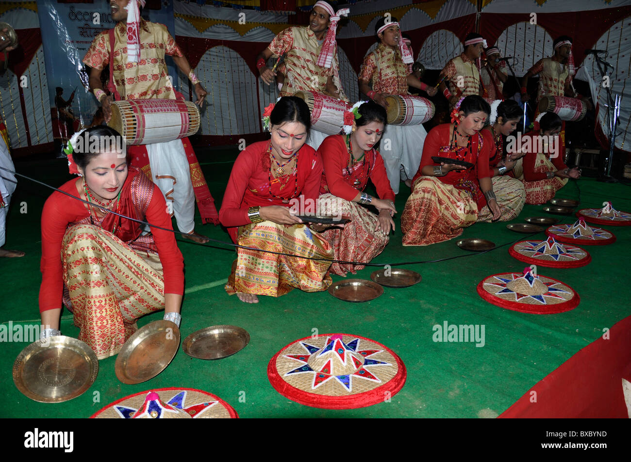 Bihu Folk Dance Assam India High Resolution Stock Photography and ...