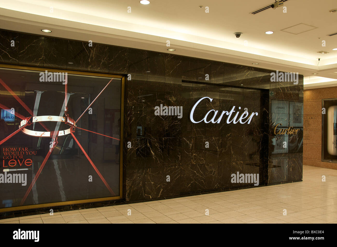 Cartier store, Tokyo, Japan Stock Photo - Alamy