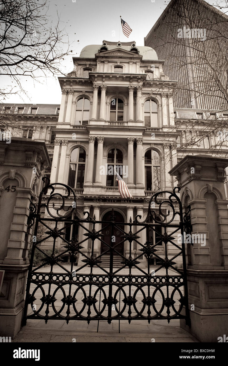 Boston city hall flags hi-res stock photography and images - Alamy