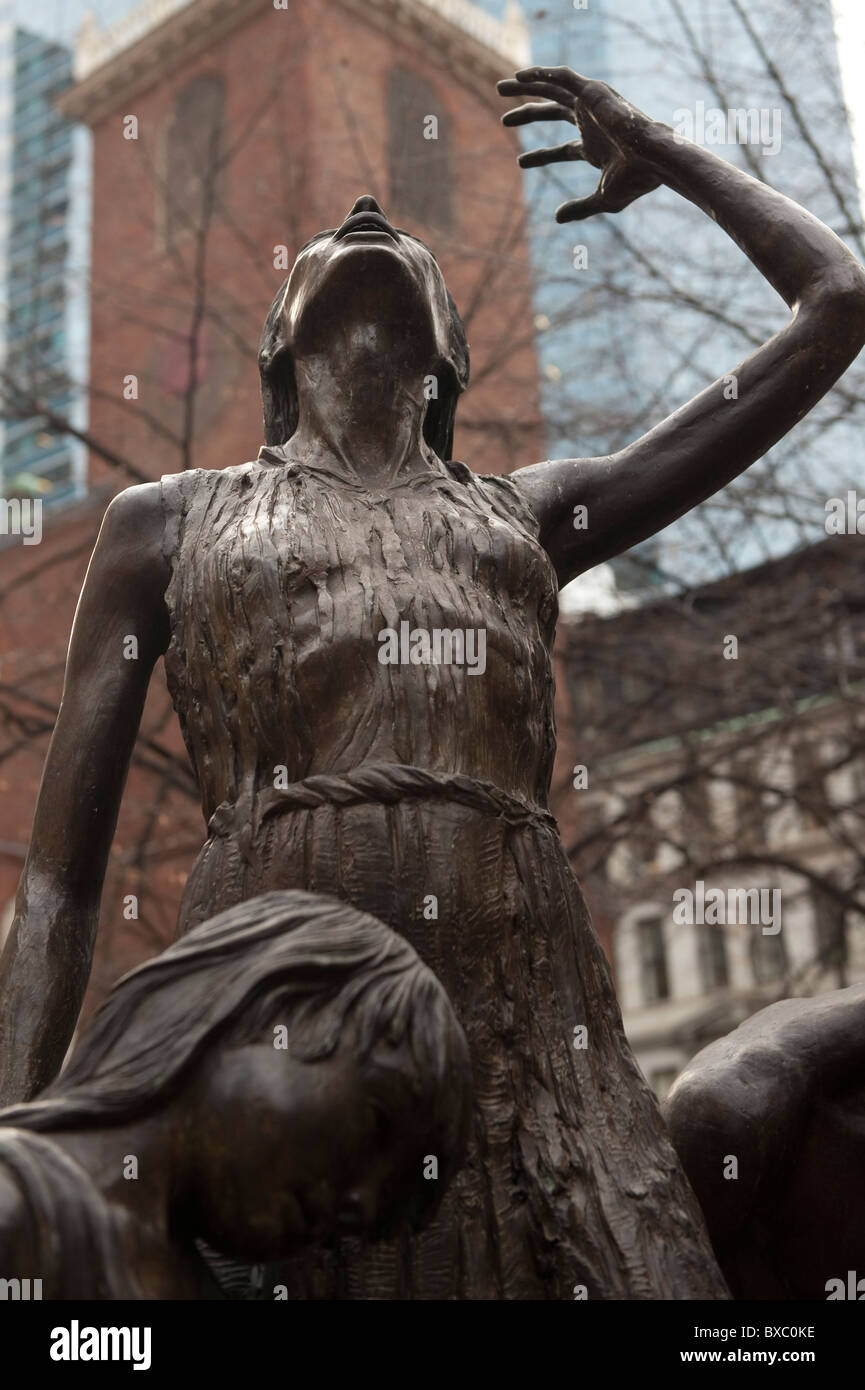 Boston irish famine memorial hi-res stock photography and images - Alamy