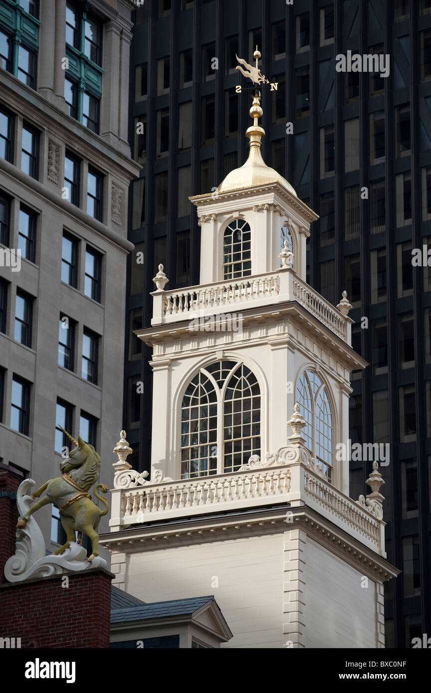 Boston state house massachusetts statue hi-res stock photography and ...