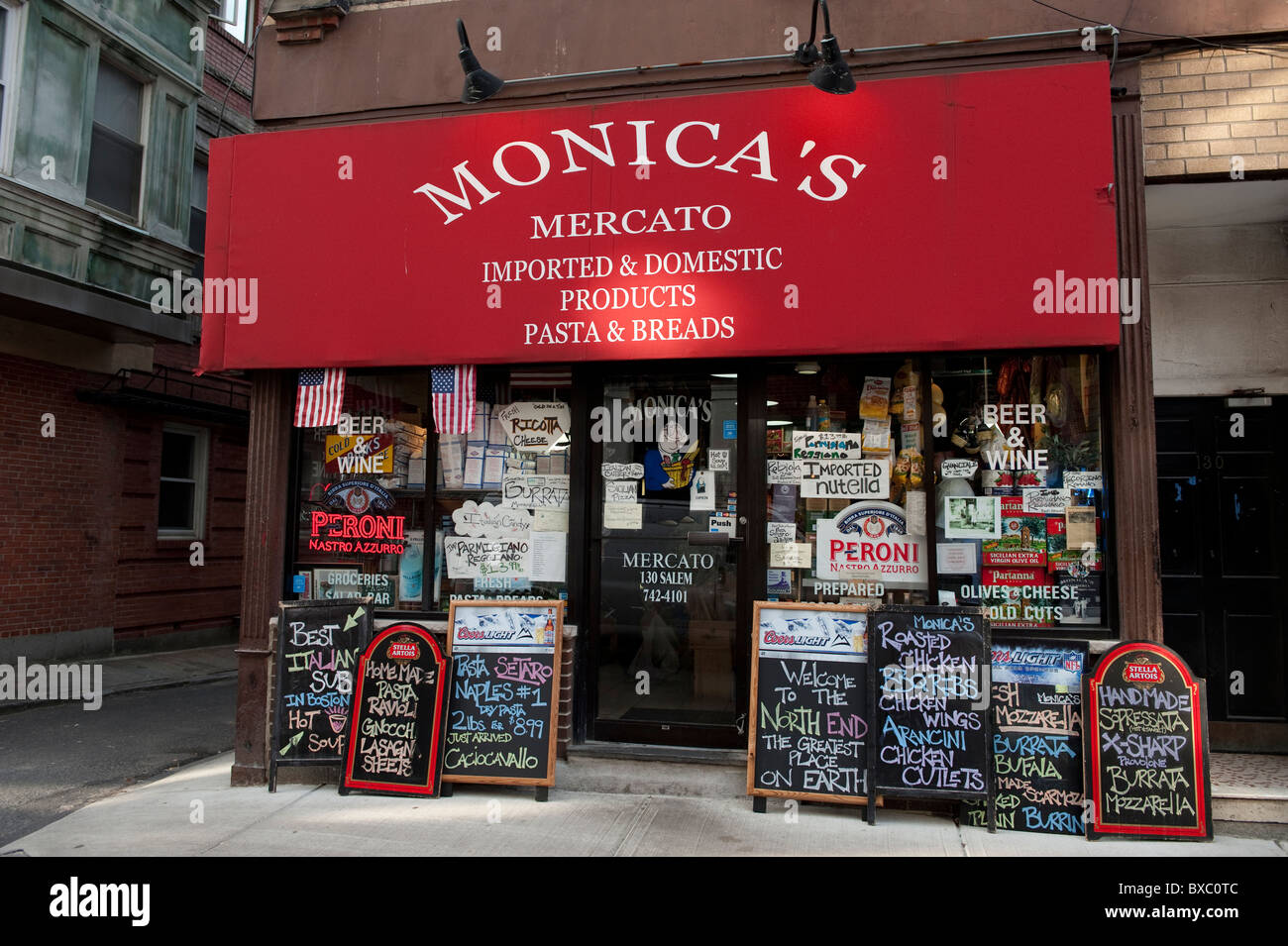 Boston store front sign hi-res stock photography and images - Alamy