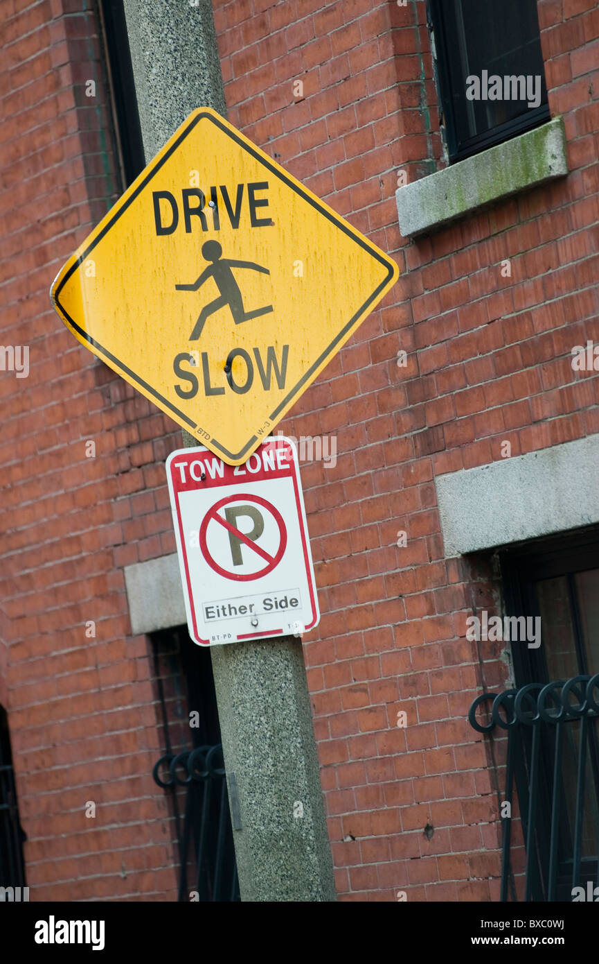 Boston sign in color hi-res stock photography and images - Alamy