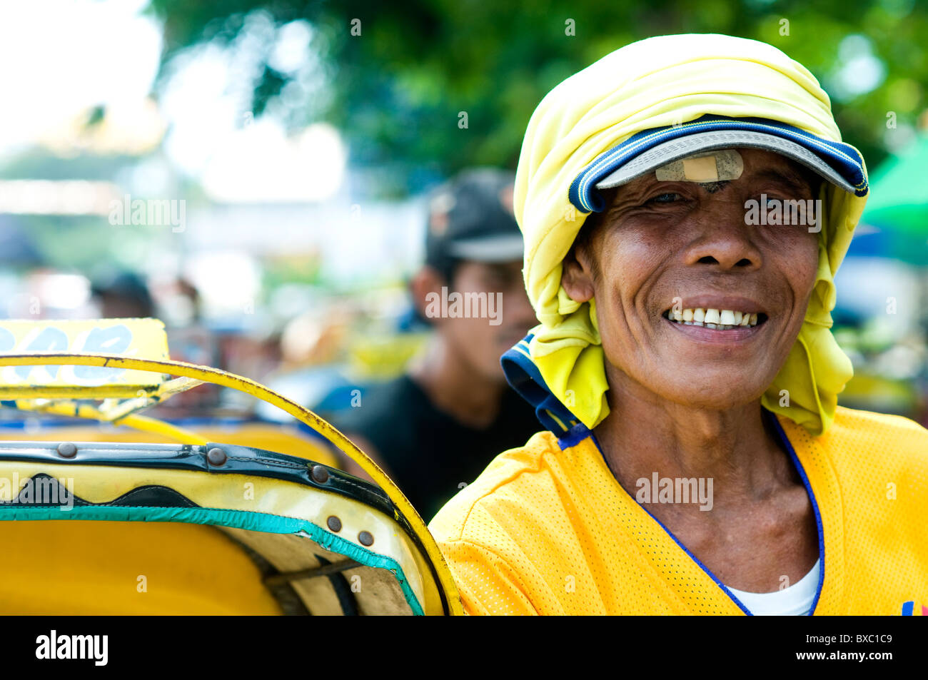 Tricycle driver, San Carlos, Negros Occidental, Philippines Stock Photo ...