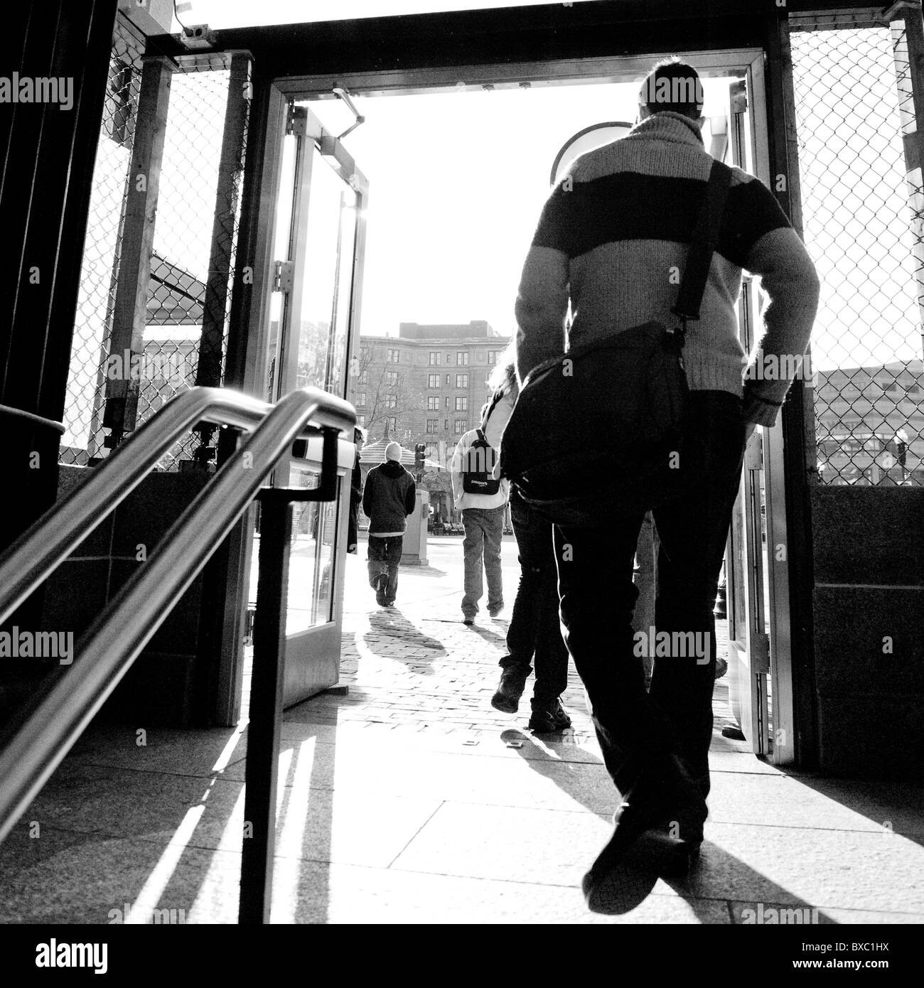 Boston city life Black and White Stock Photos & Images - Alamy