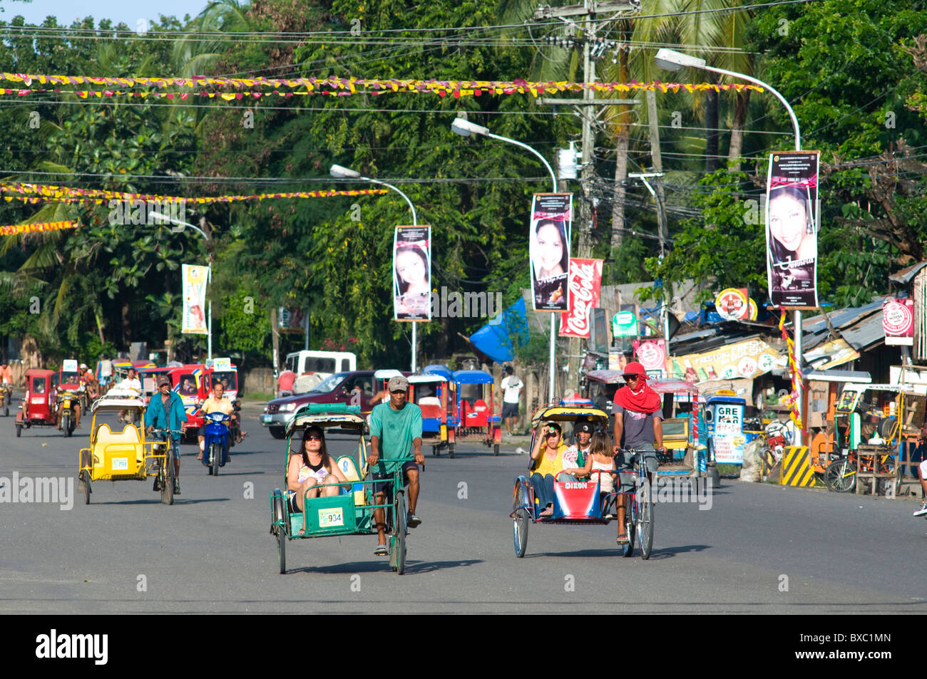 Street scene, San Carlos, Negros Occidental, Philippines Stock Photo ...