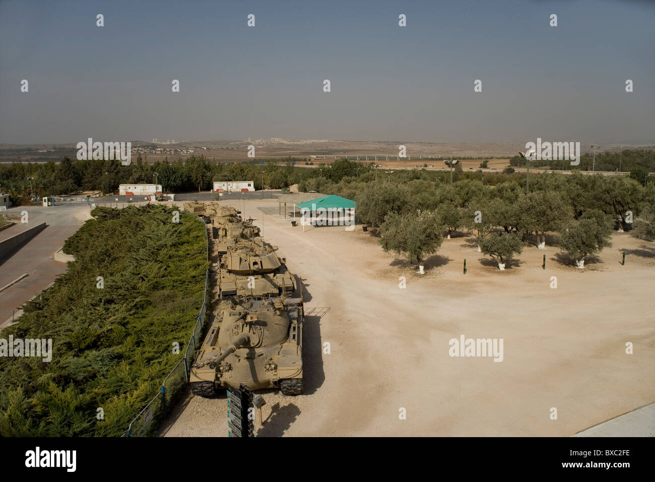 View from the top of the old British Police fort now The Israeli ...
