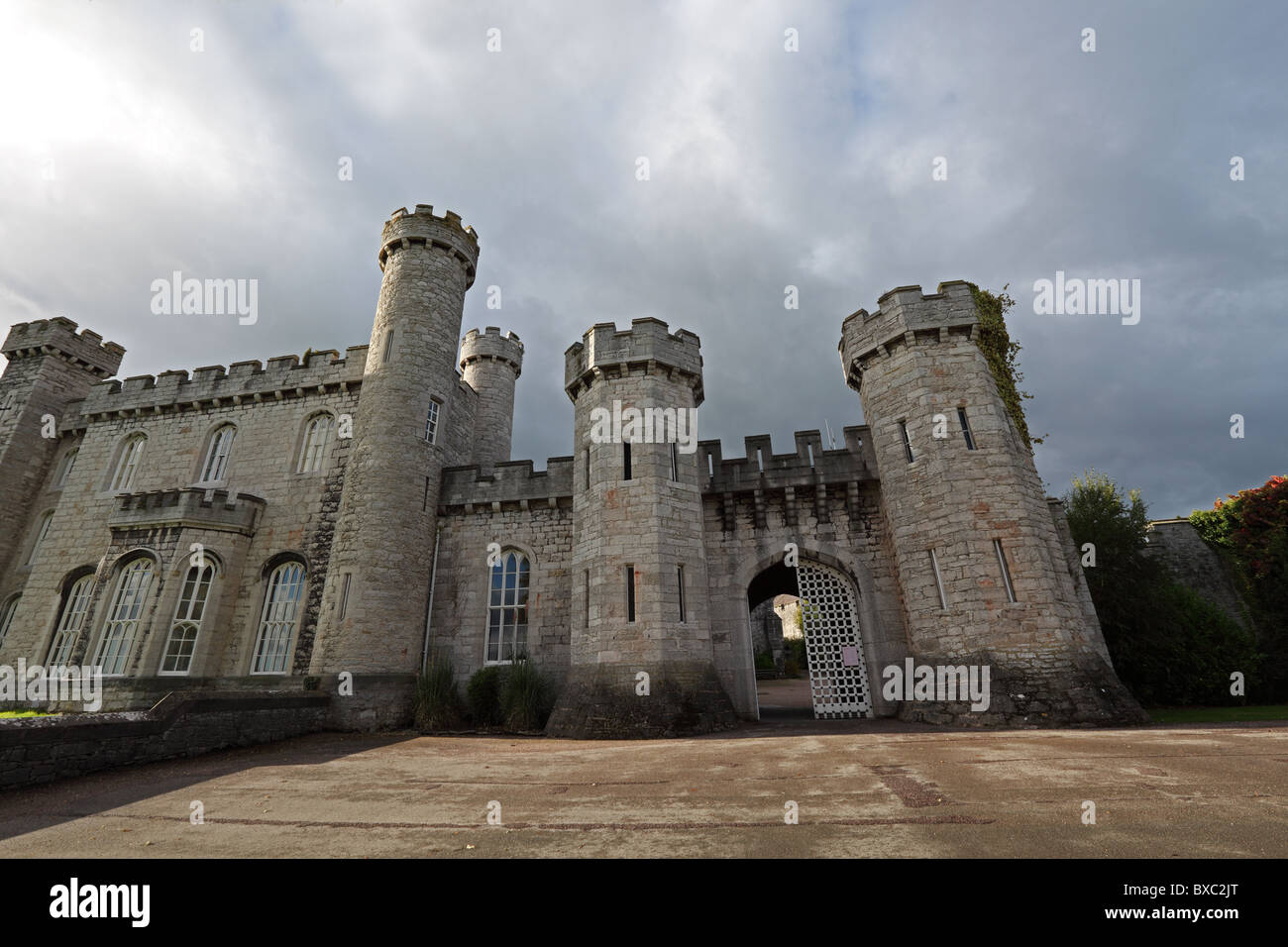 Bodelwyddan castle bodelwyddan denbighshire north wales hi-res stock ...