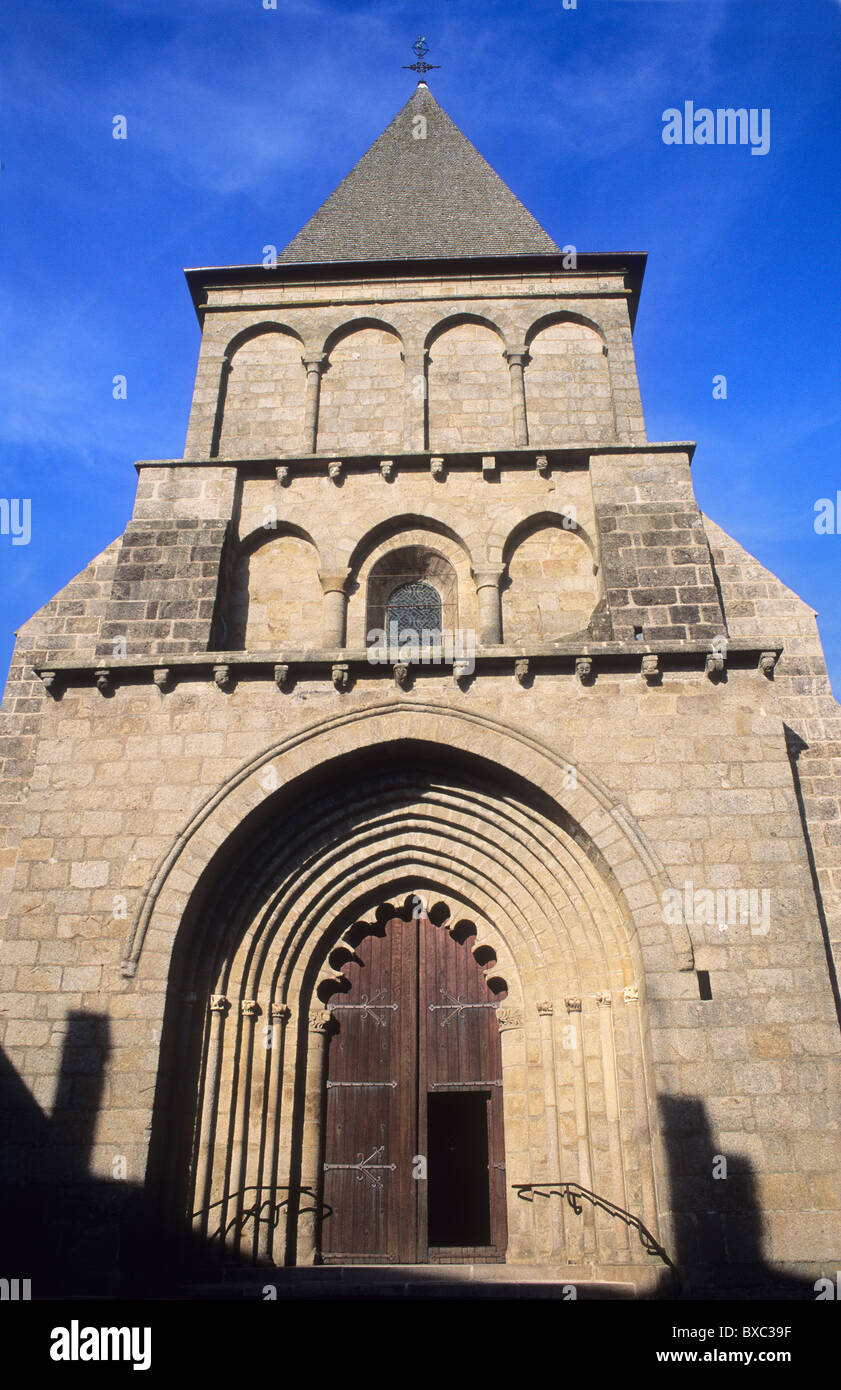 Church of La Souterraine, Creuse, France Stock Photo - Alamy