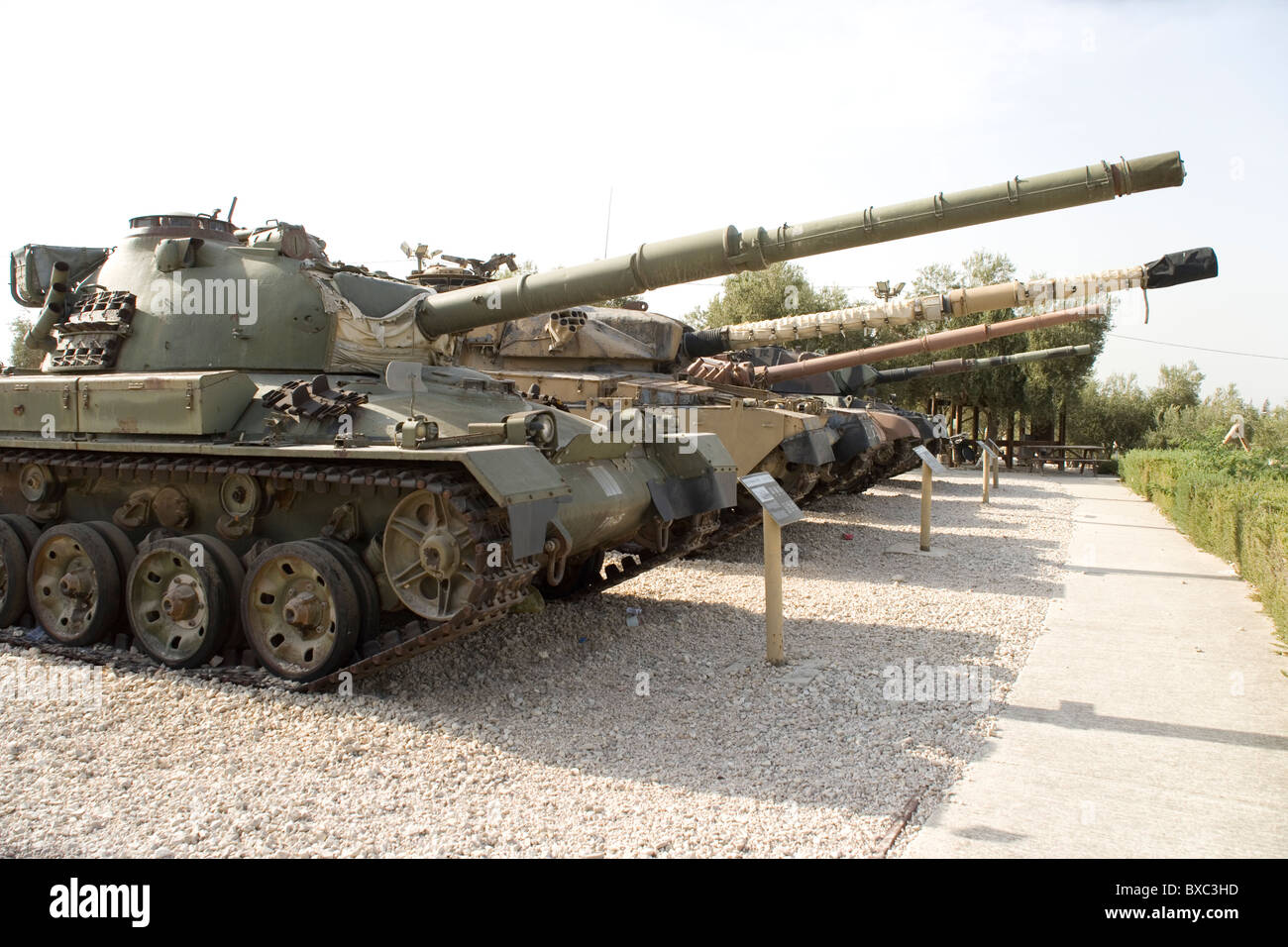 Pz61 Panzer at The Israeli Armored Corps Museum at Latrun, Israel Stock ...
