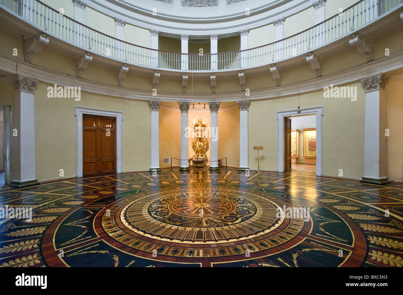 The Hermitage Round Hall St Petersburg Stock Photo - Alamy