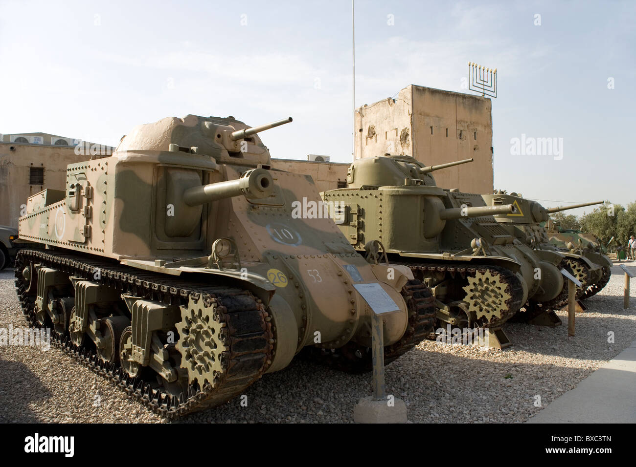 Grant tank an American world war two vehicleat The Israeli Armored ...