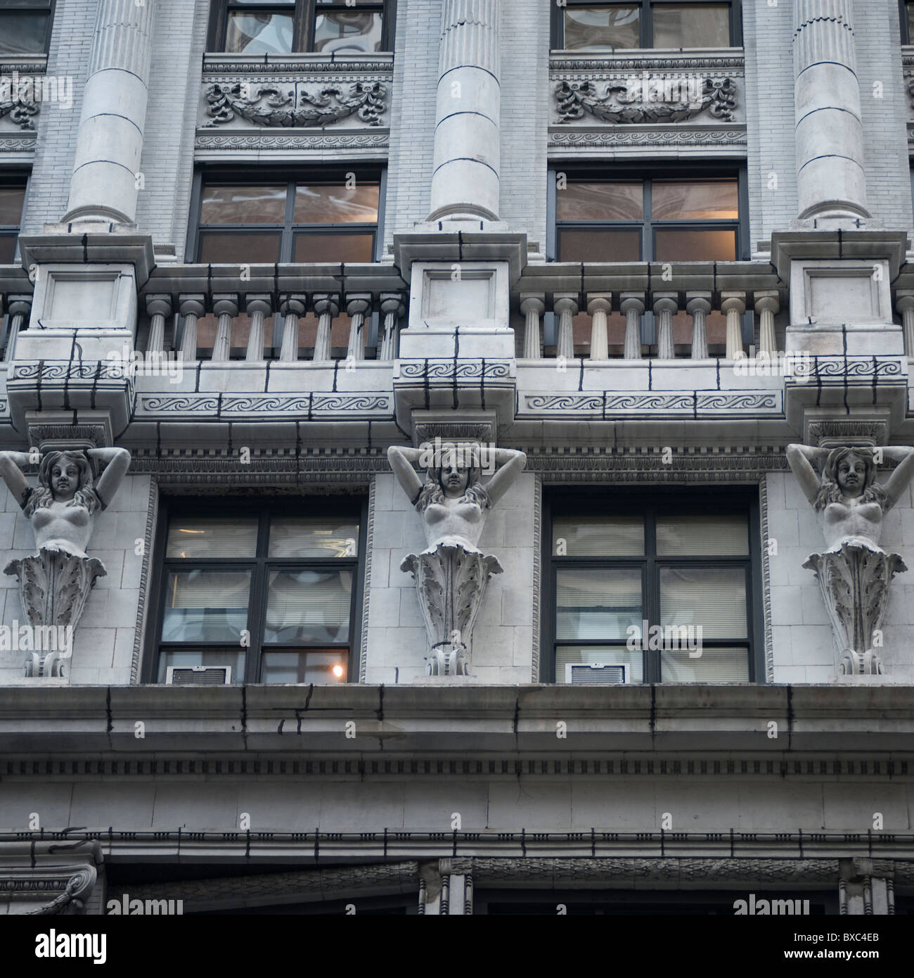 Exterior facade of a building in Manhattan, New York City, U.S.A Stock ... Exterior facade of a building in Manhattan, New York City, U.S.A Stock ...