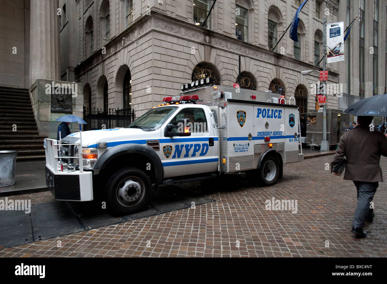 Police emergency vehicle in Manhattan, New York City, U.S.A Stock Photo ...