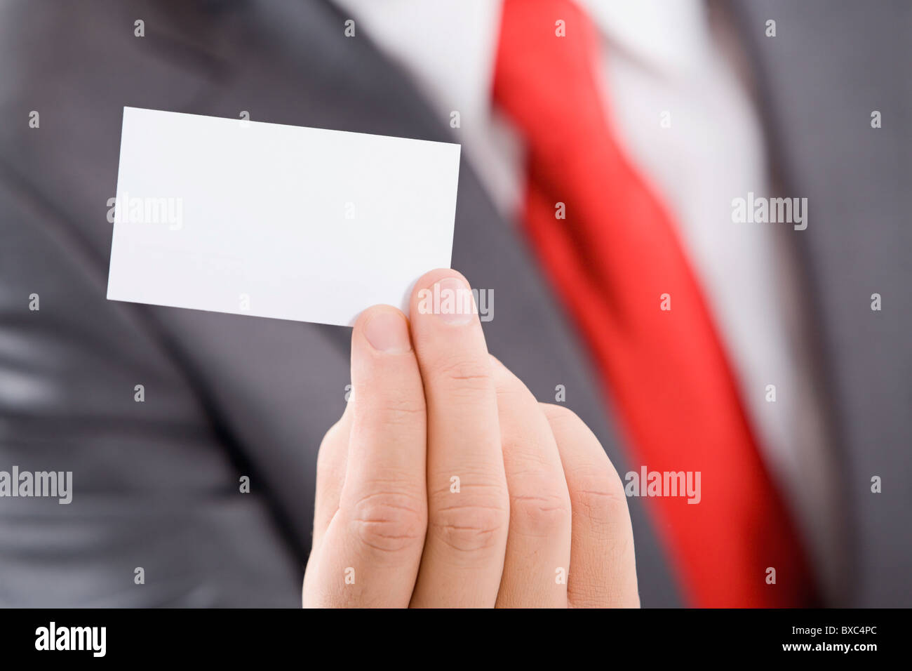 Hand holding up card hi-res stock photography and images - Alamy