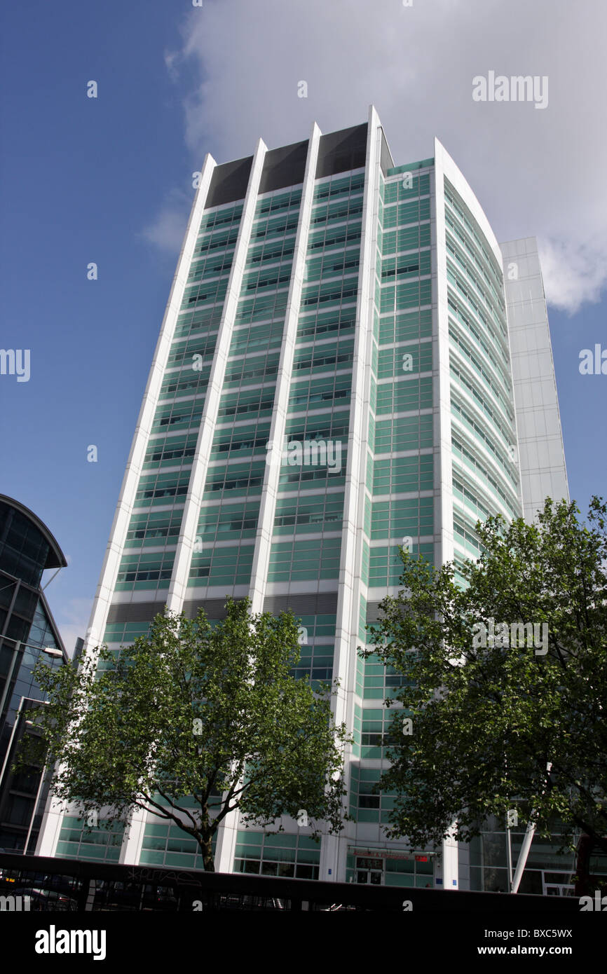 Viewed from the north side of Euston Road is the main tower of the ...