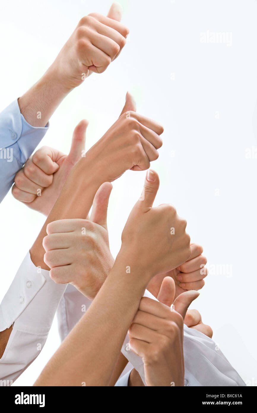 Hands one above the other hi-res stock photography and images - Alamy