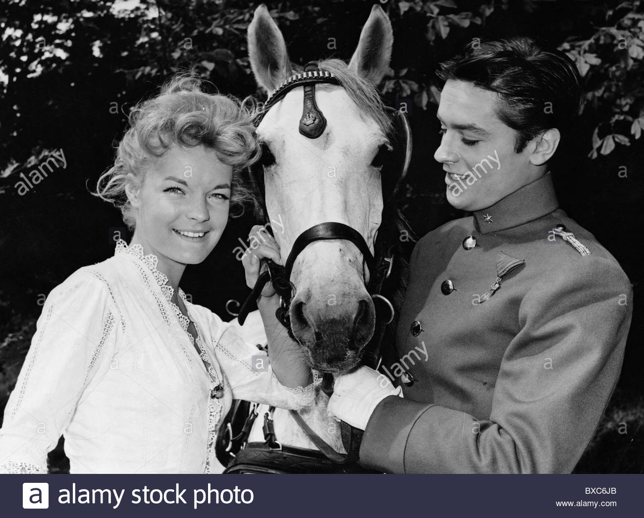 Alain Delon And Romy Schneider High Resolution Stock Photography and ...