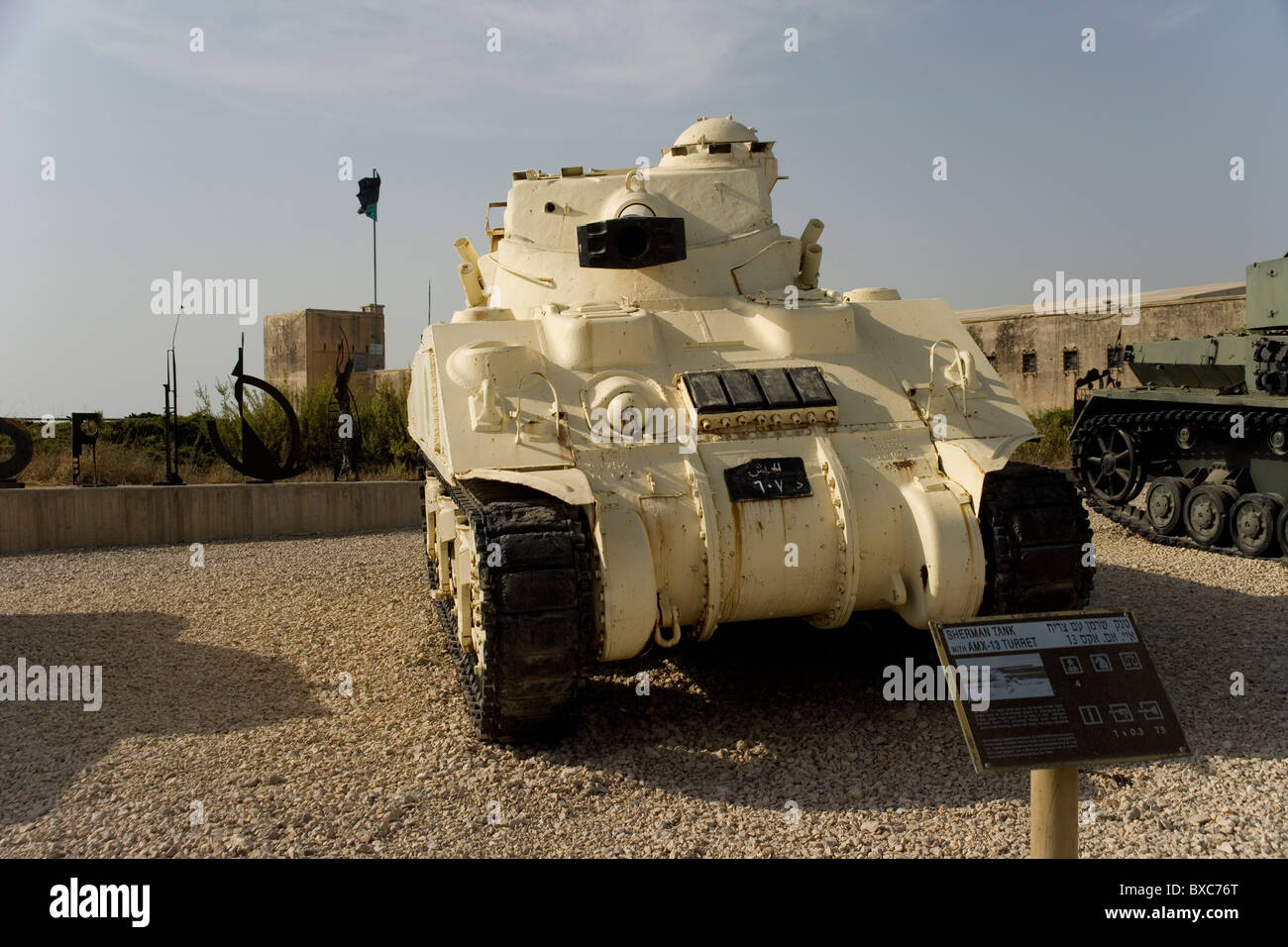Sherman Tank with AMX-13 turret the Israeli Armored Corps Museum at ...