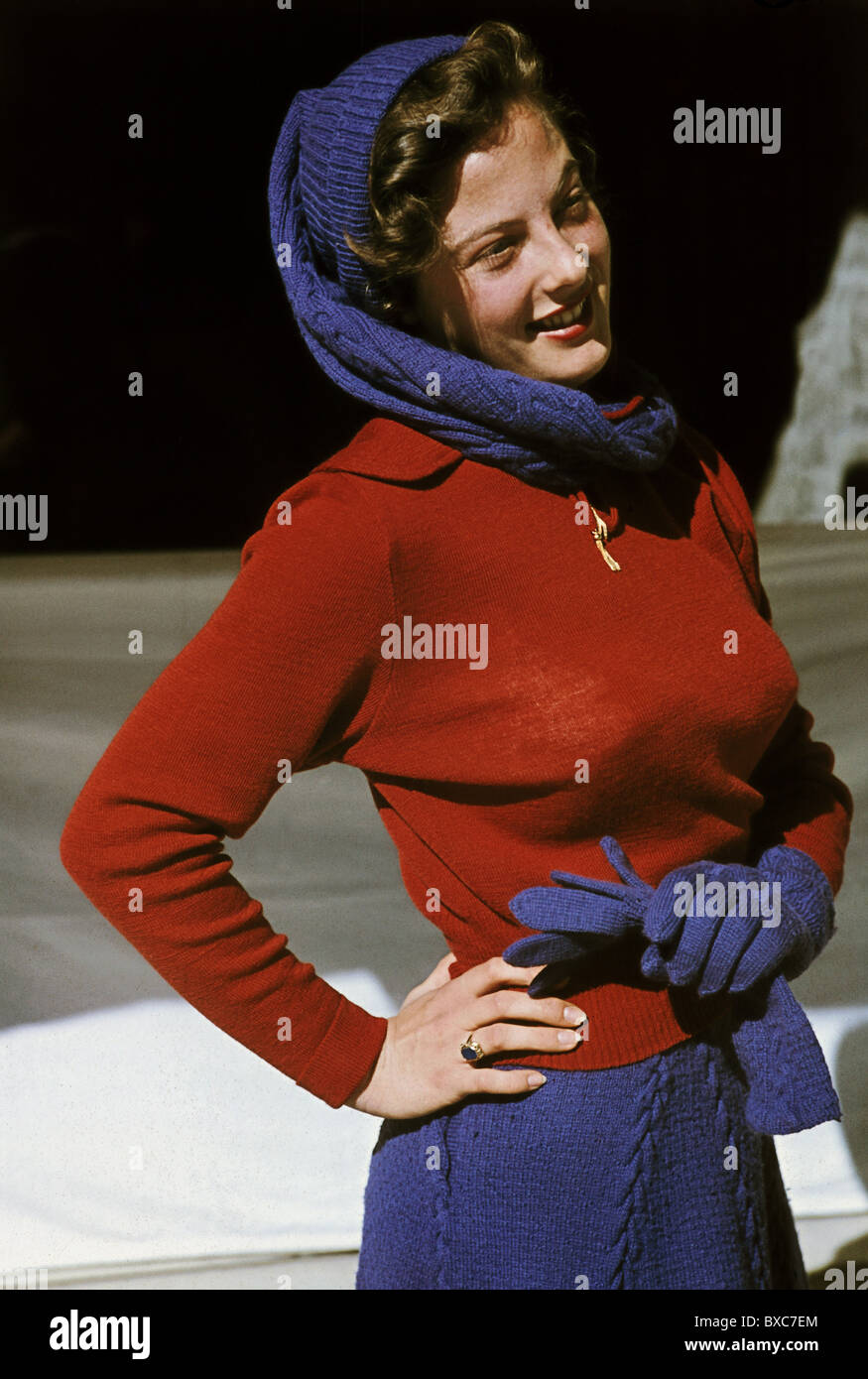 1940s fashion model hi-res stock photography and images - Alamy