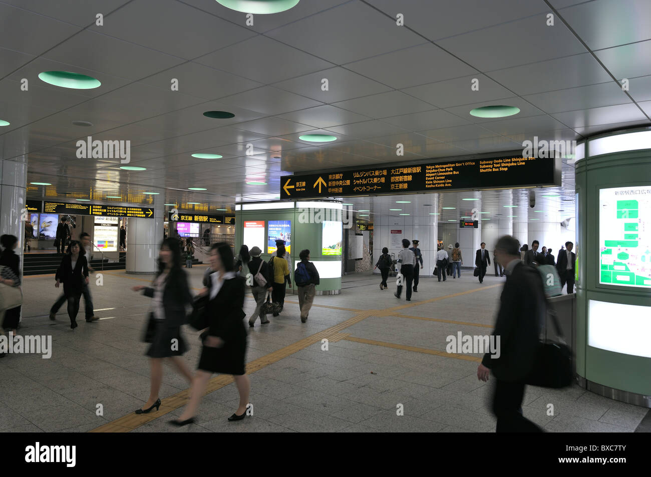 Map of tokyo station hi-res stock photography and images - Alamy