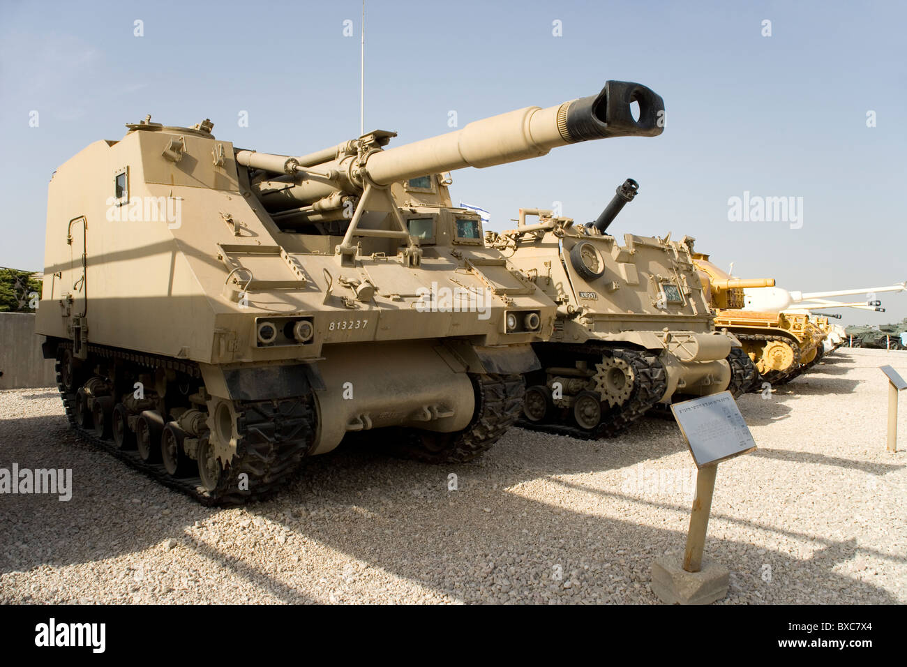 Tank at the the Israeli Armored Corps Museum at Latrun, Israel Stock ...