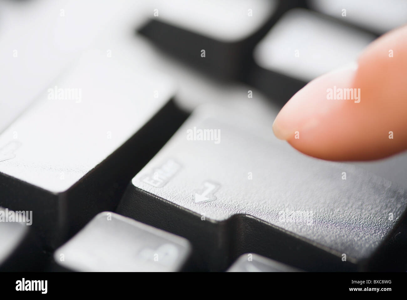 Finger qwerty hi-res stock photography and images - Alamy