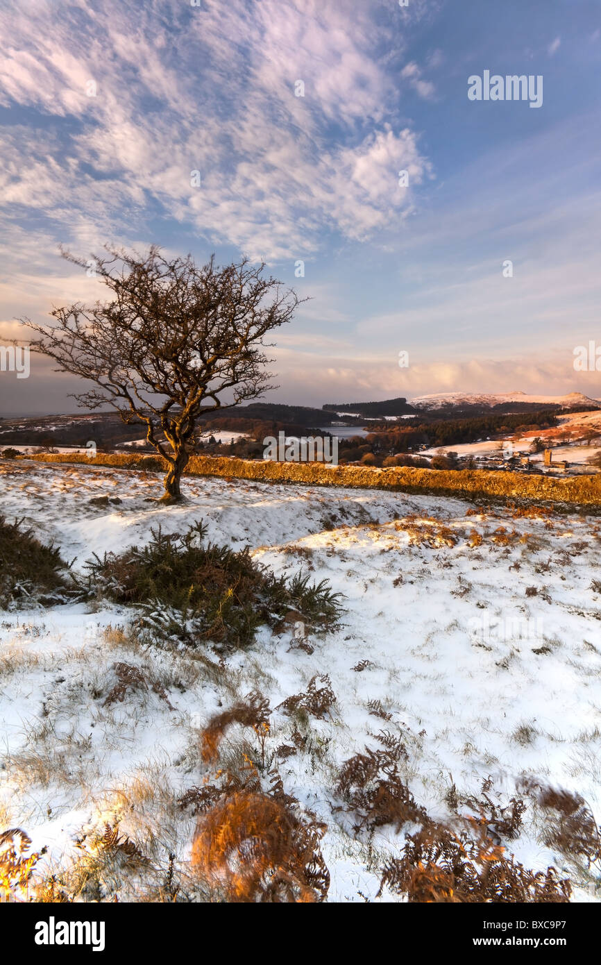 Dartmoor Winter Snow Scene High Resolution Stock Photography and Images ...