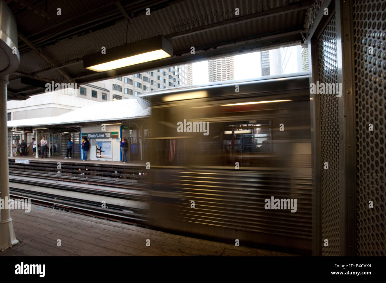 Chicago subway hi-res stock photography and images - Alamy