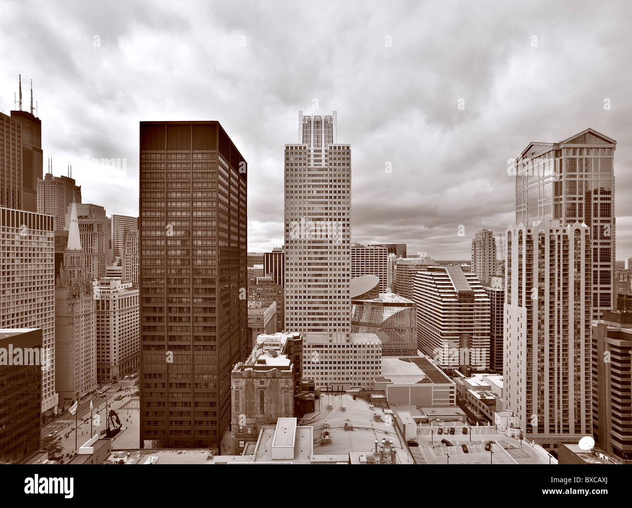 Chicago cityscape hi-res stock photography and images - Alamy