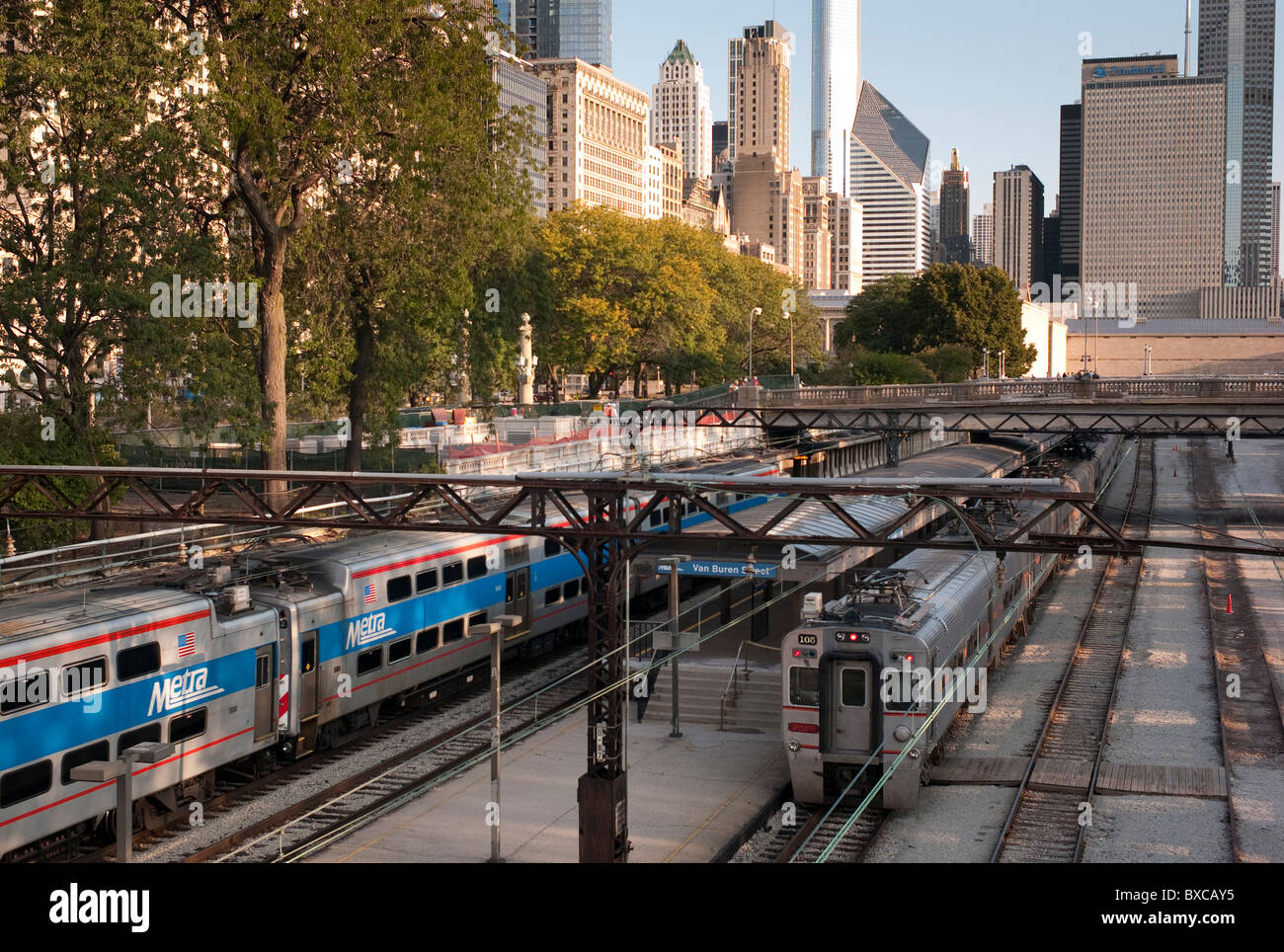 Rail yard chicago hi-res stock photography and images - Alamy