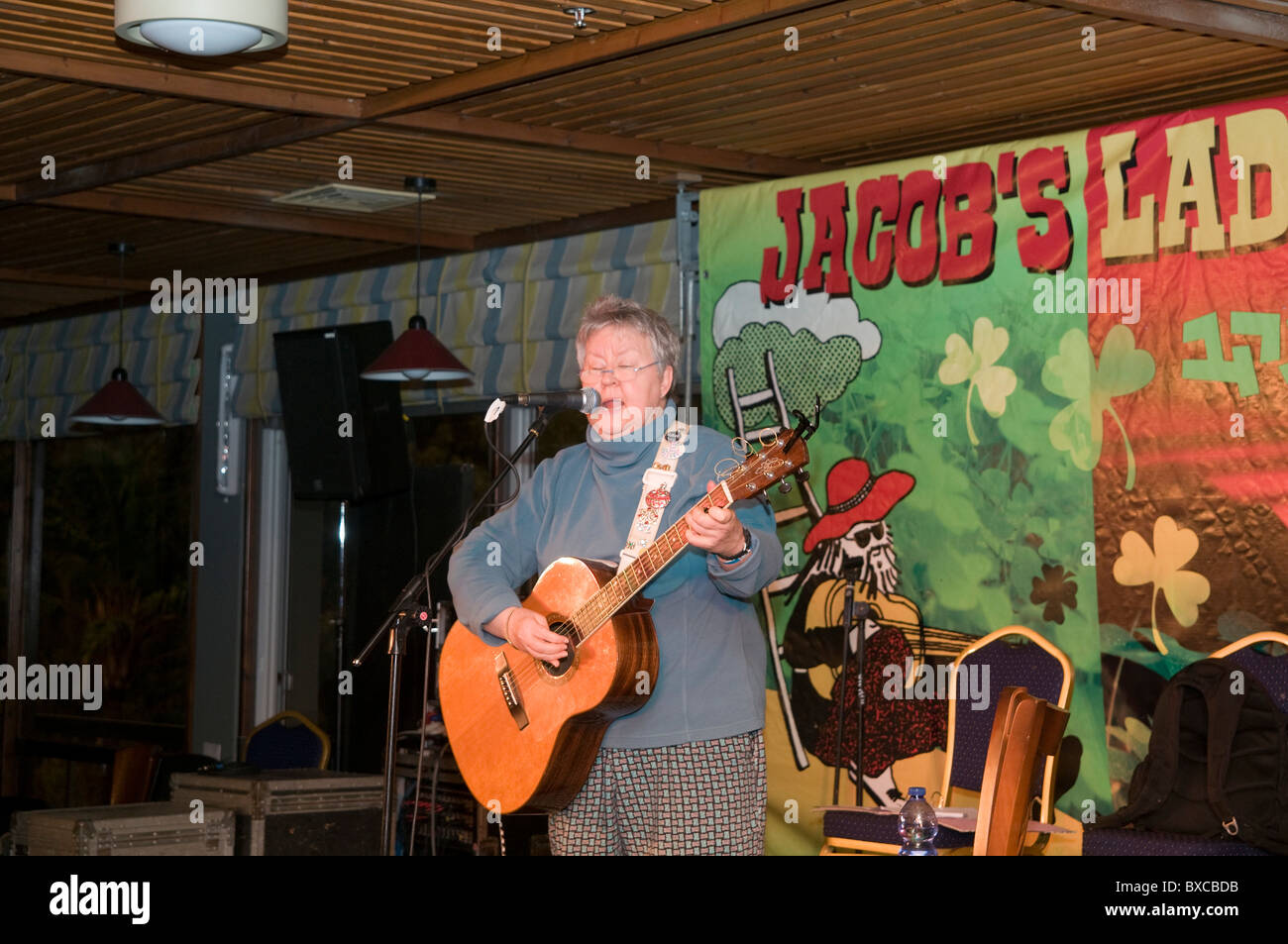 Christine Lavine a singer/songwriter/guitarist/recording artist Stock ...