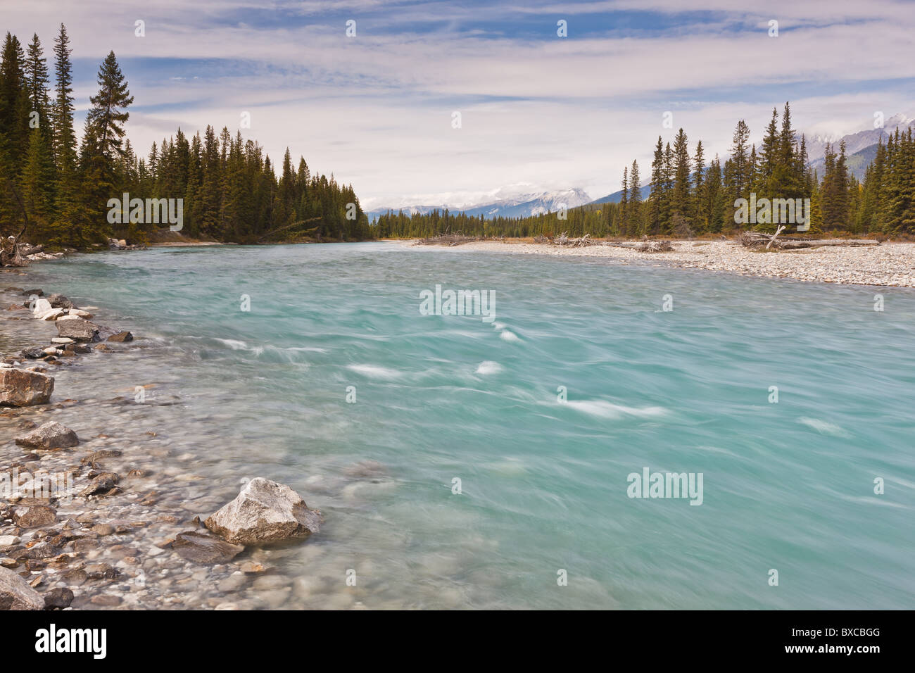 Simpson River, Kootenay National Park, British Columbia, Canada Stock ...