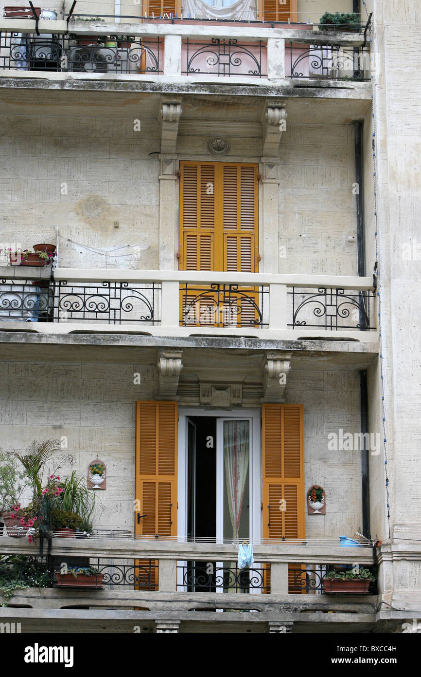The front of an apartment block in Portofino, Italy Stock Photo - Alamy