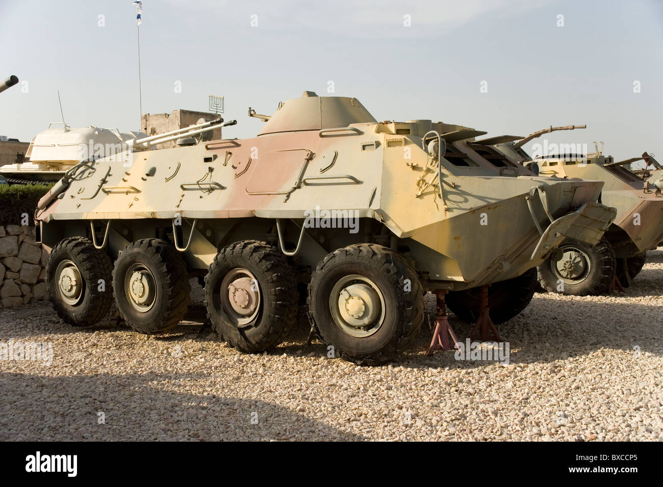 BTR-60 Armoured Personnel Carrier at the Israeli Armored Corps Museum ...