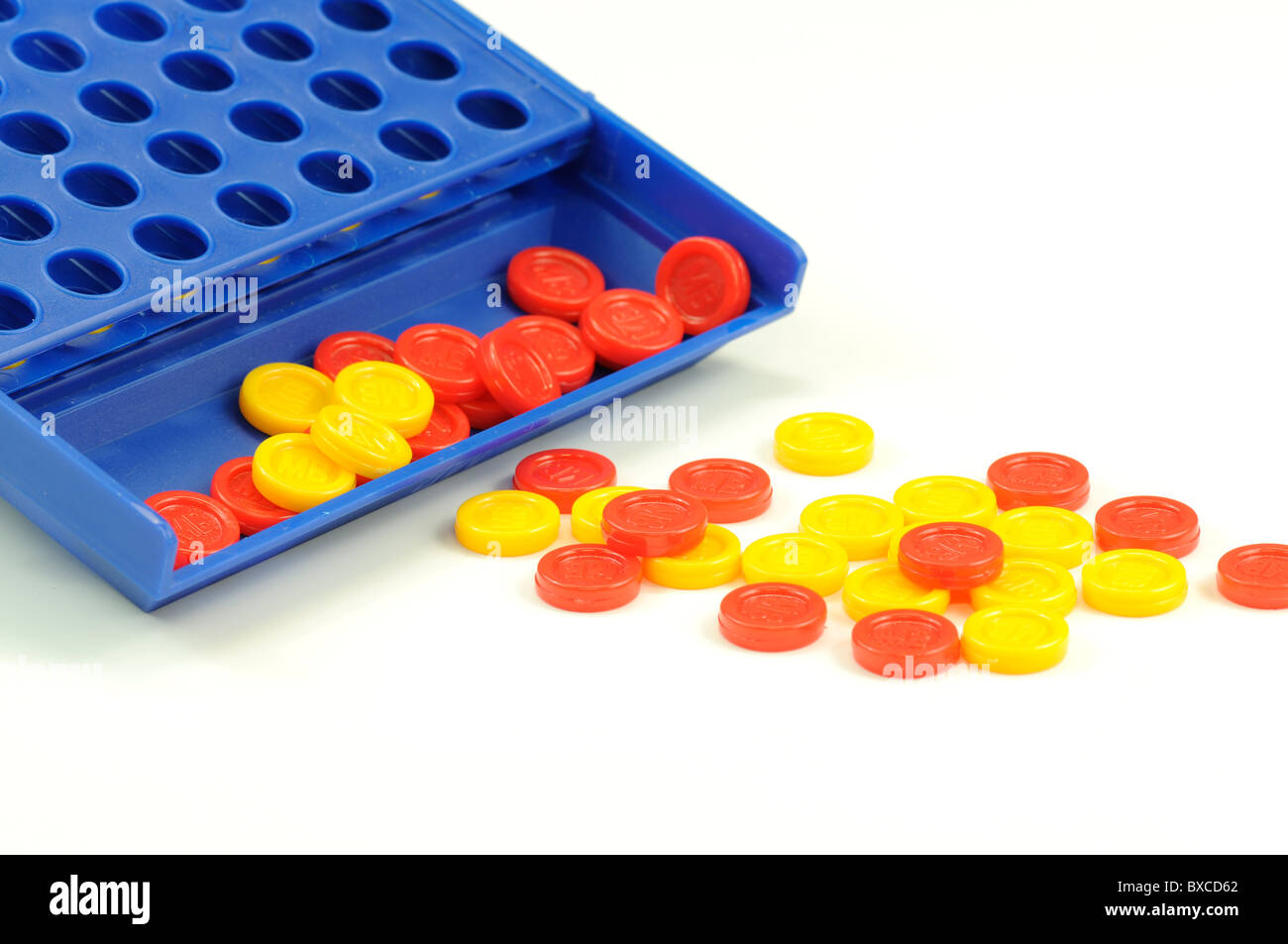 Red blue game pieces Cut Out Stock Images & Pictures - Alamy