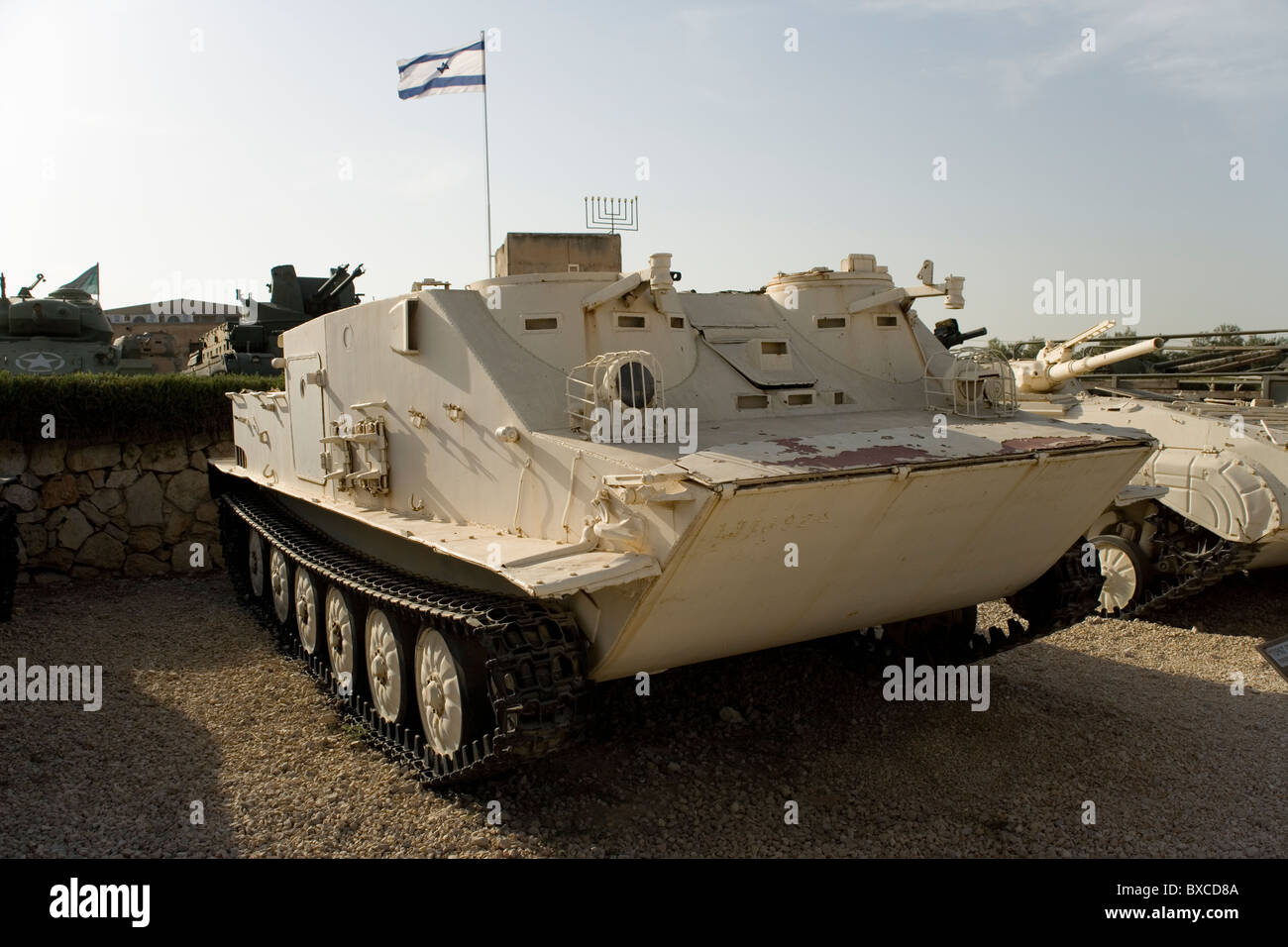 Topaz Armoured Personnel Carrier at the Israeli Armored Corps Museum at ...