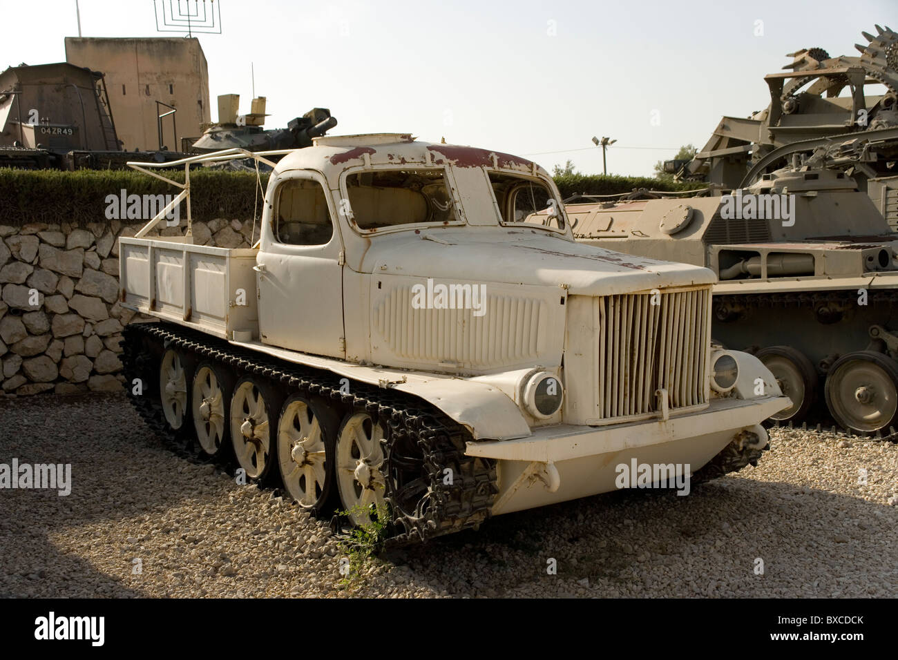 AT-L Tracked Artillery Tractor at the Israeli Armored Corps Museum at ...