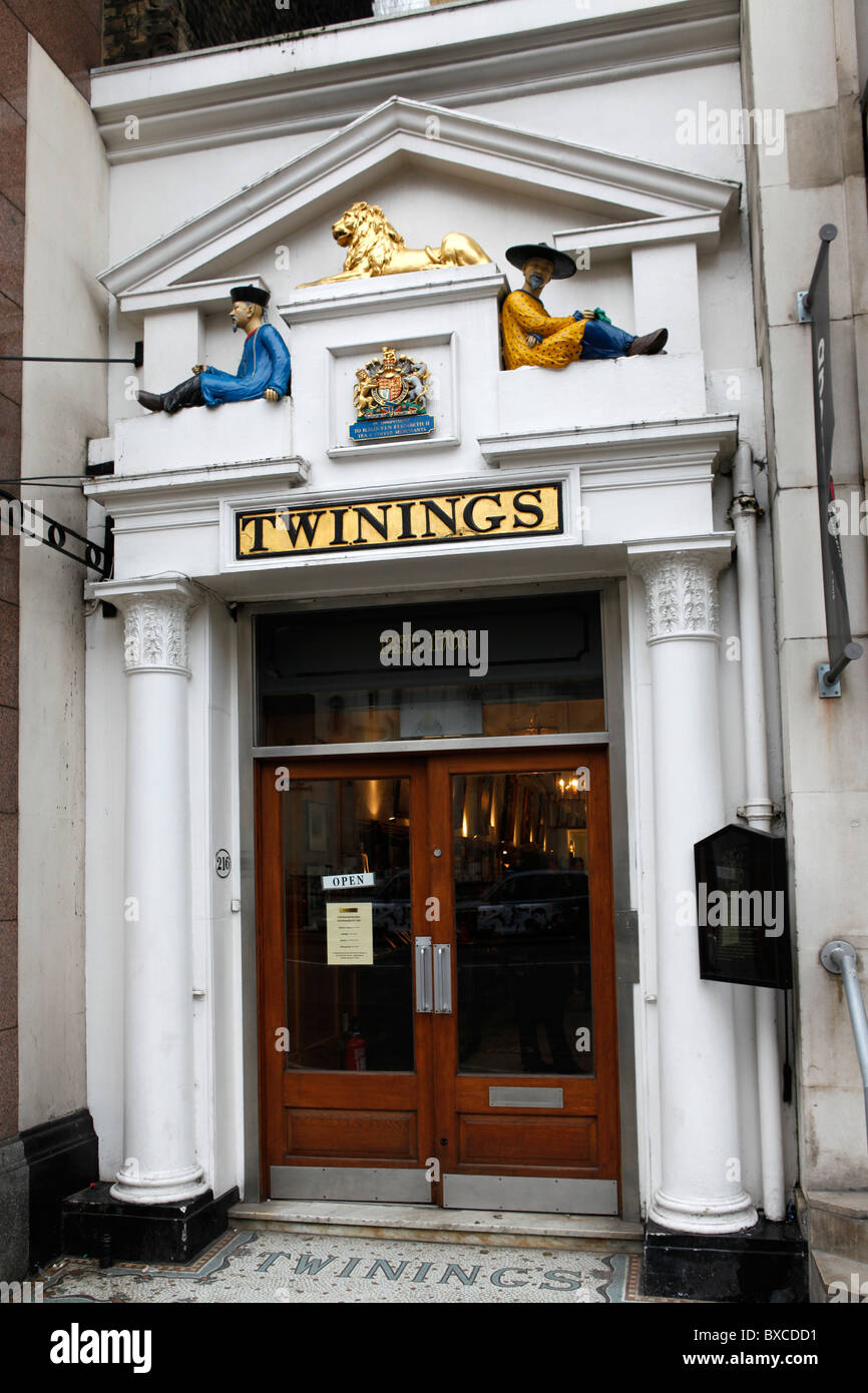 The Twinings Tea shop on The Strand in London, England Stock Photo - Alamy